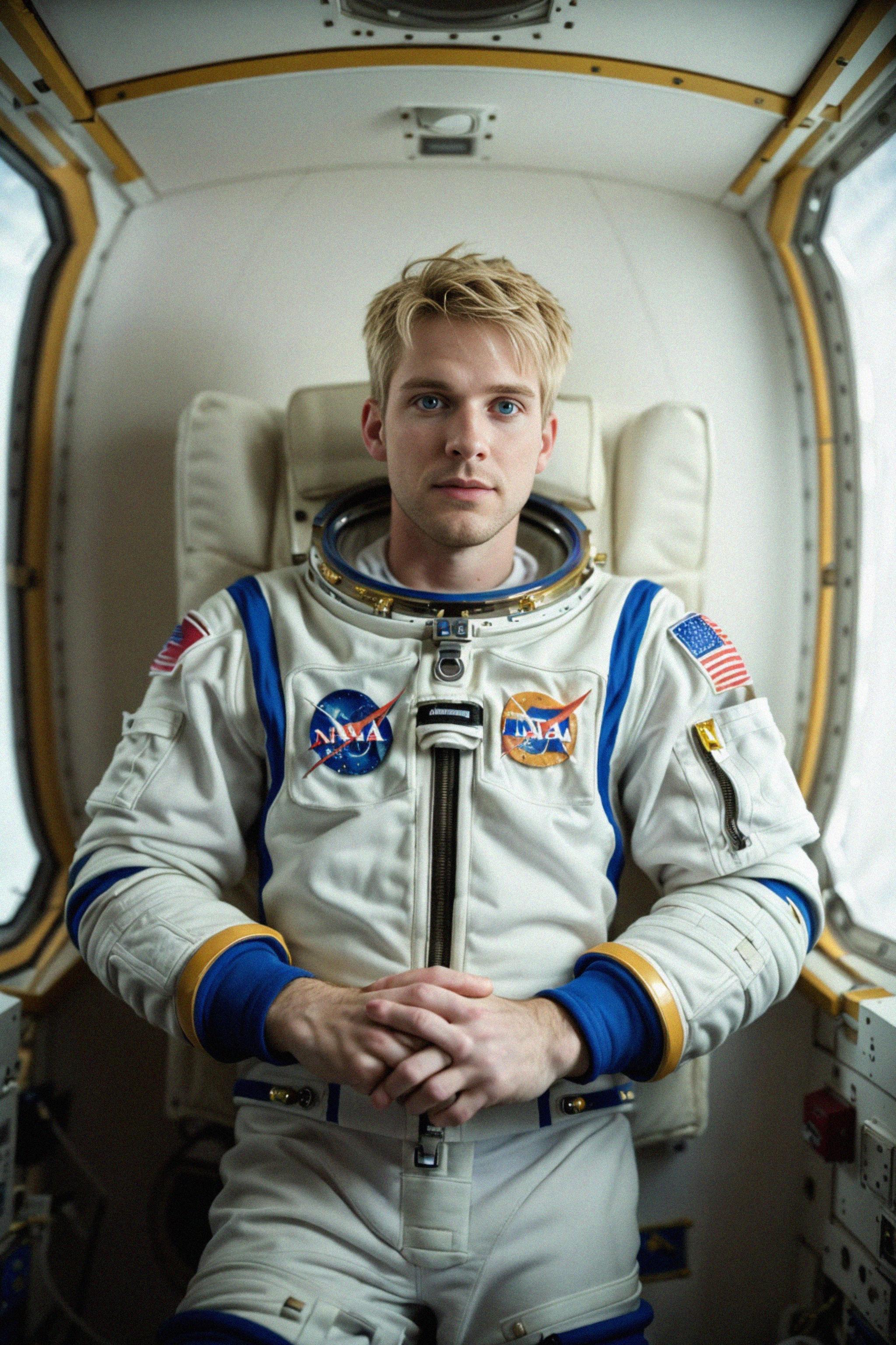 Man as NASA Astronaut in space suit - #7568722 - Royalty Free - AI ...