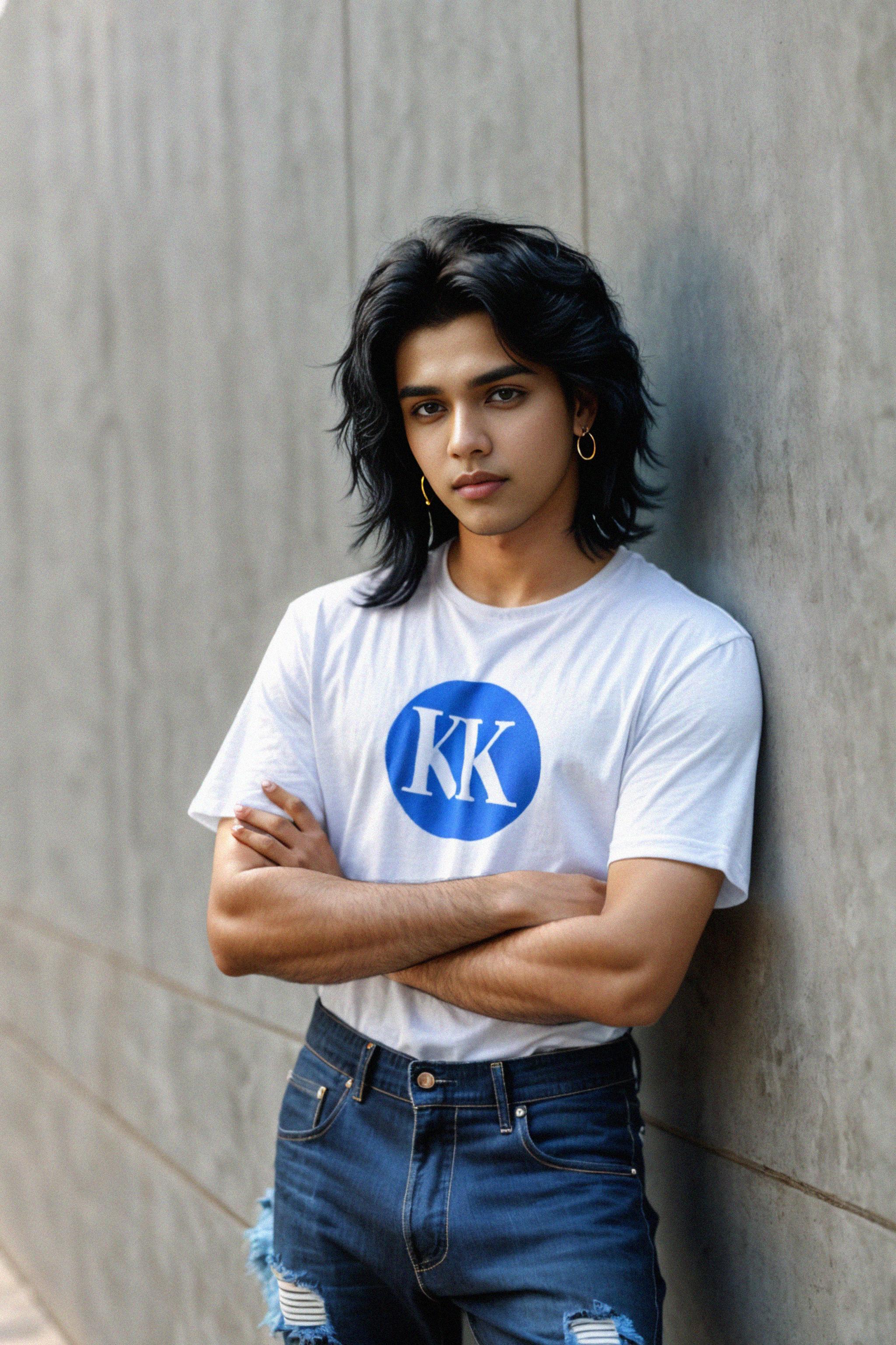 Korean man (with black hair) (as korean kpop k-pop idol) posing for ...