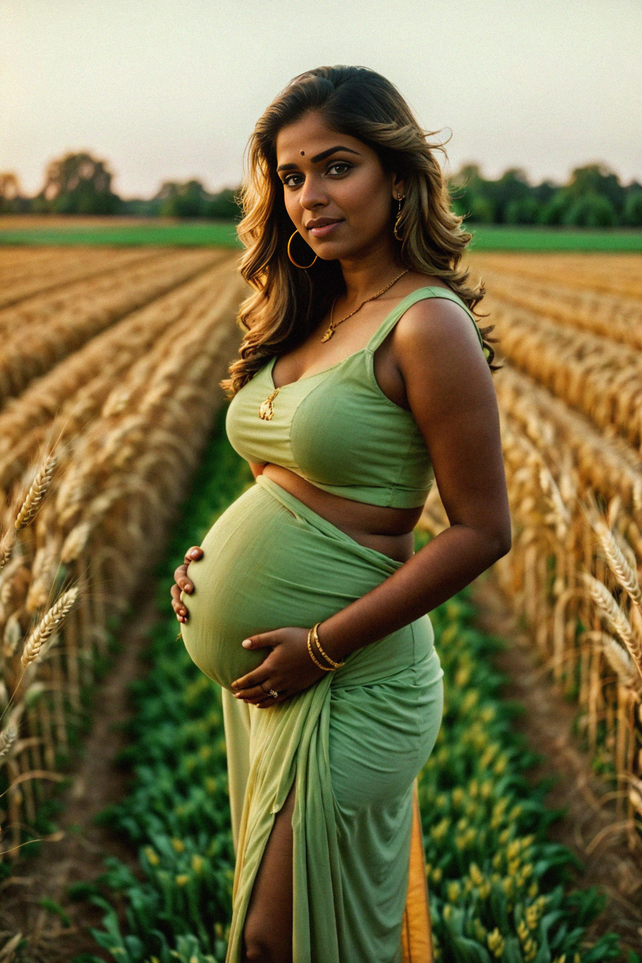 Healthy pregnant woman in maternity photographs, beautiful pregnant ...