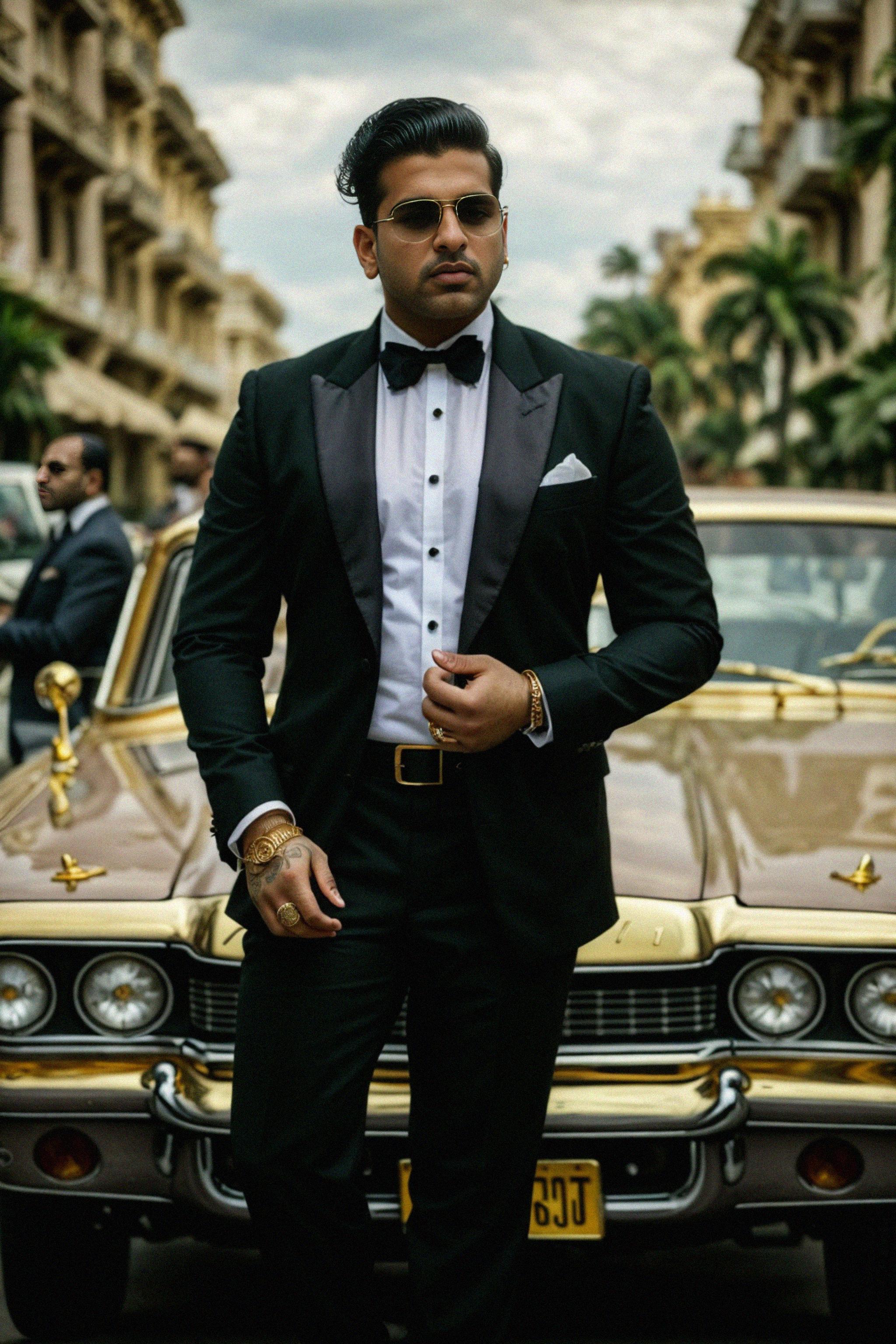 Beautiful man as a mobster, mafia, mafia outfit, tailored suits, chunky ...