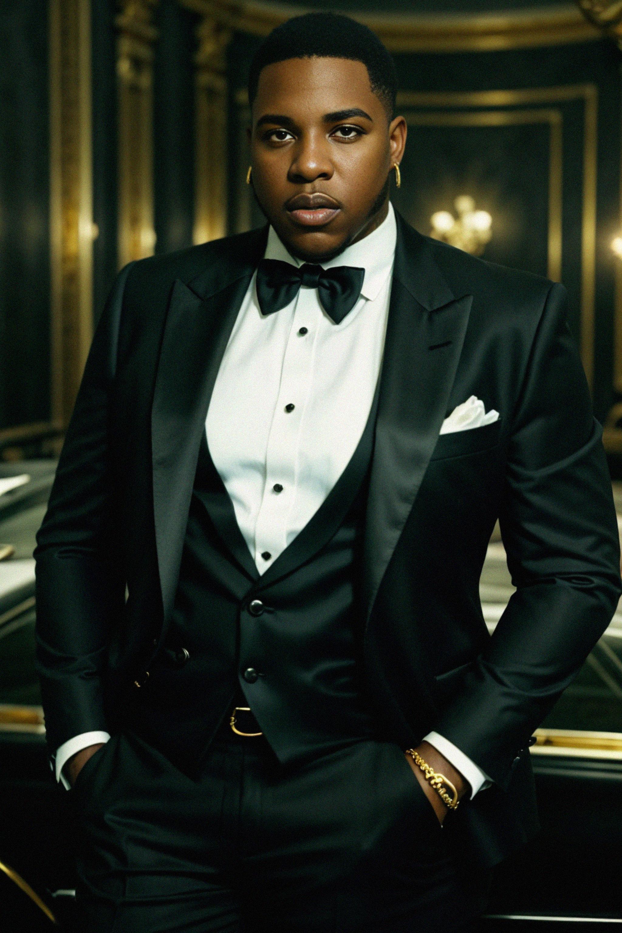 Beautiful man as a mobster, mafia, mafia outfit, tailored suits, chunky ...