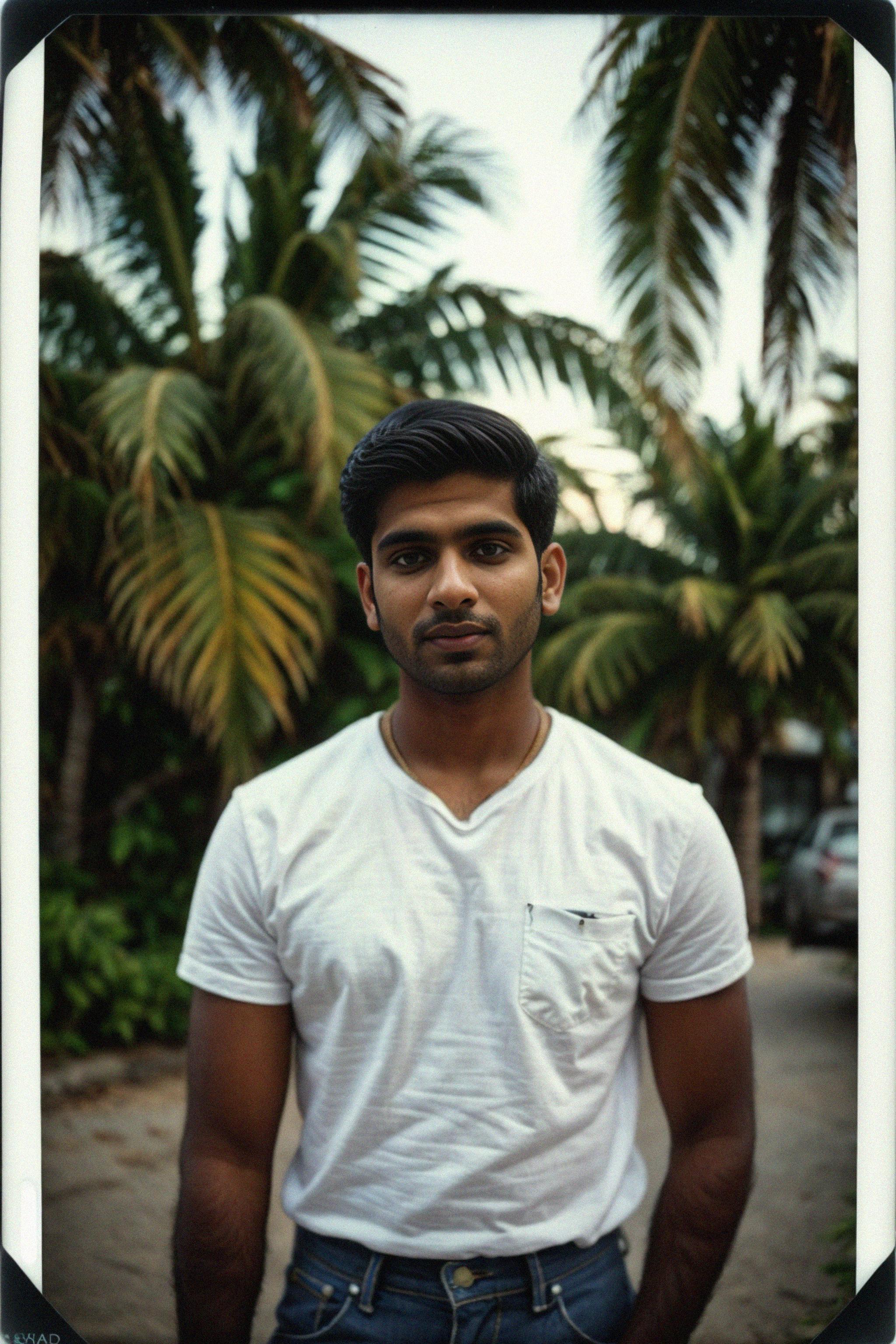 Man in polaroid classic photograph posing for photo outside - #7585986 ... Man in polaroid classic photograph posing for photo outside - #7585986 ...