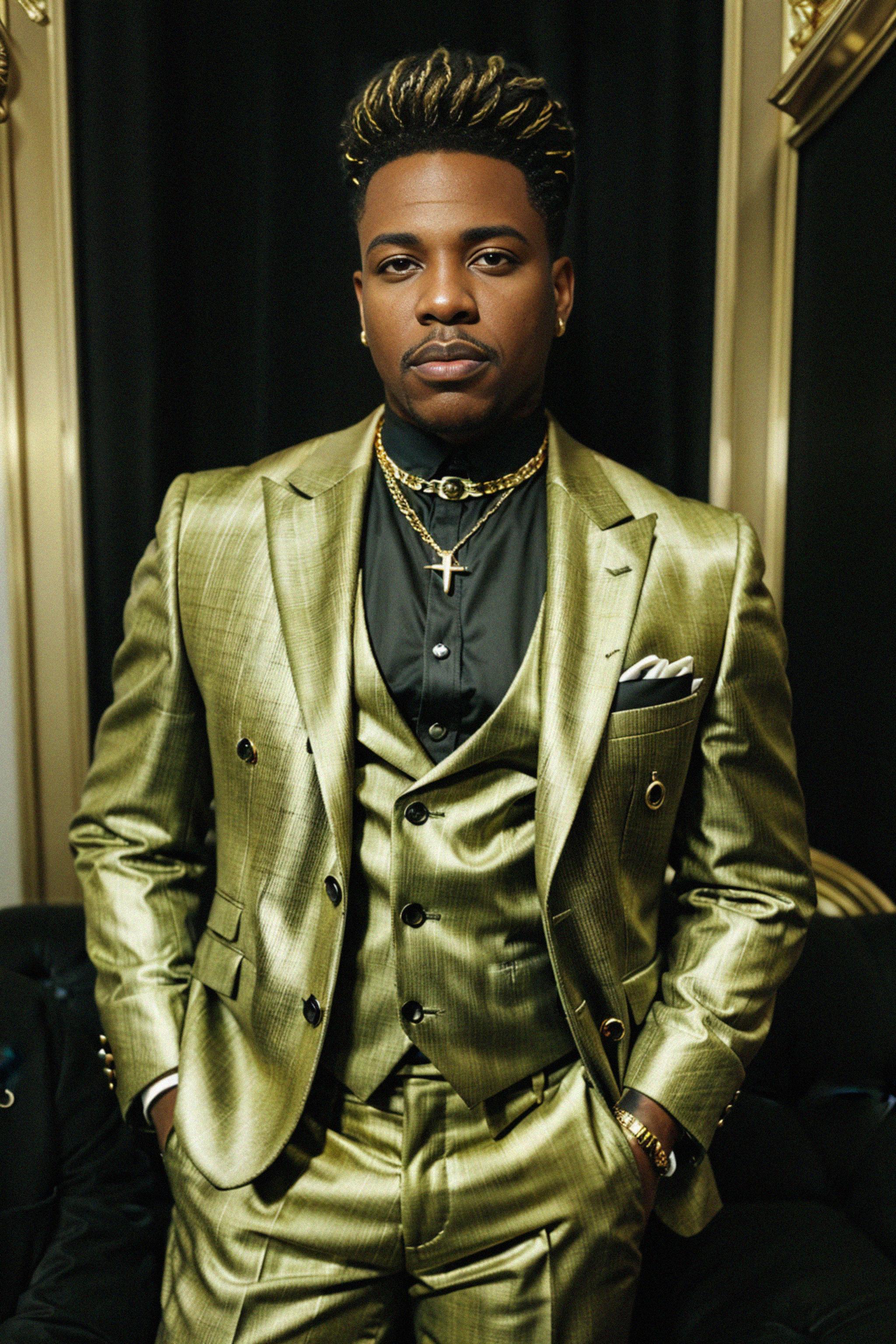 Beautiful man as a mobster, mafia, mafia outfit, tailored suits, chunky ...