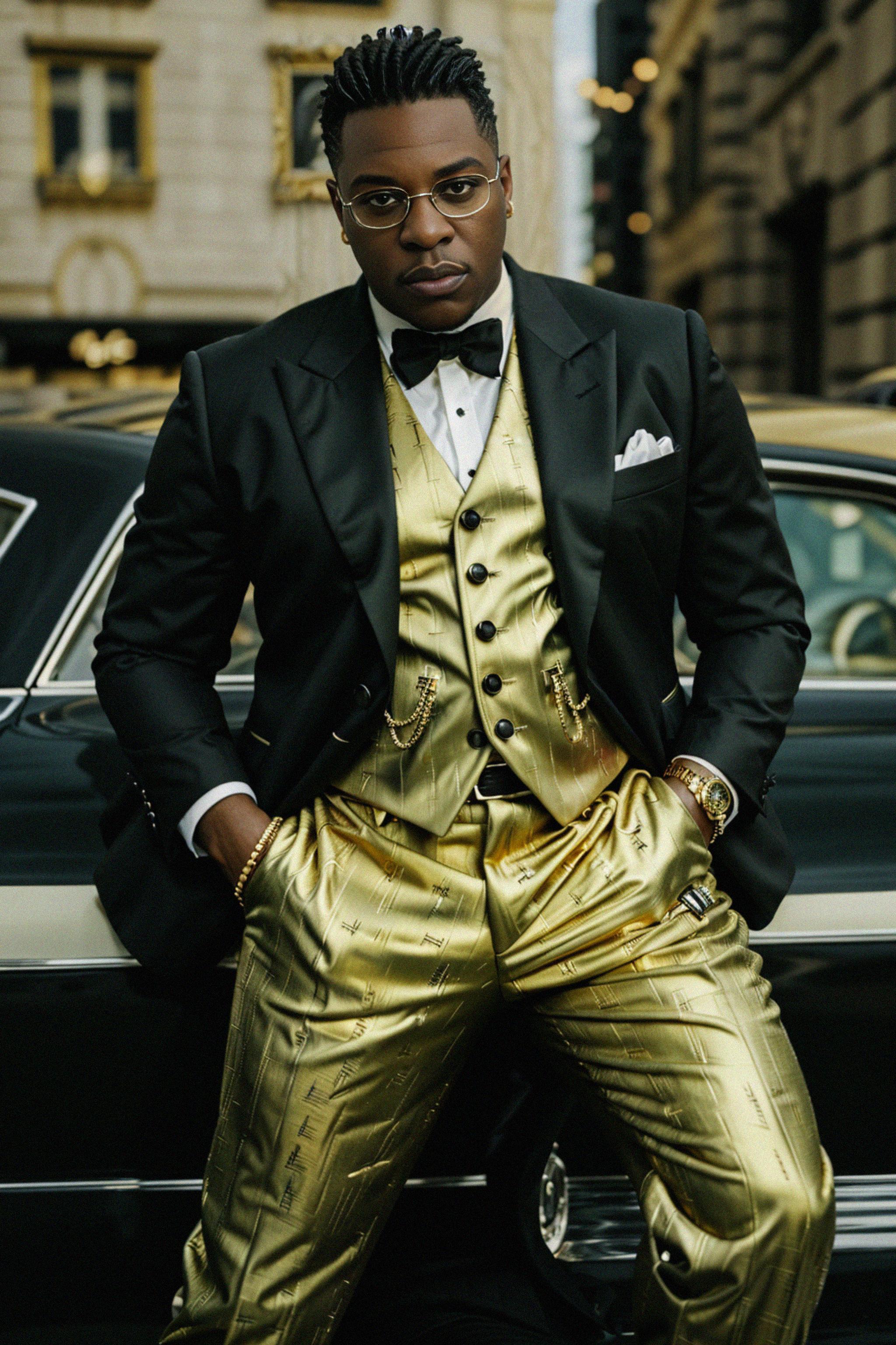 Beautiful man as a mobster, mafia, mafia outfit, tailored suits, chunky ...