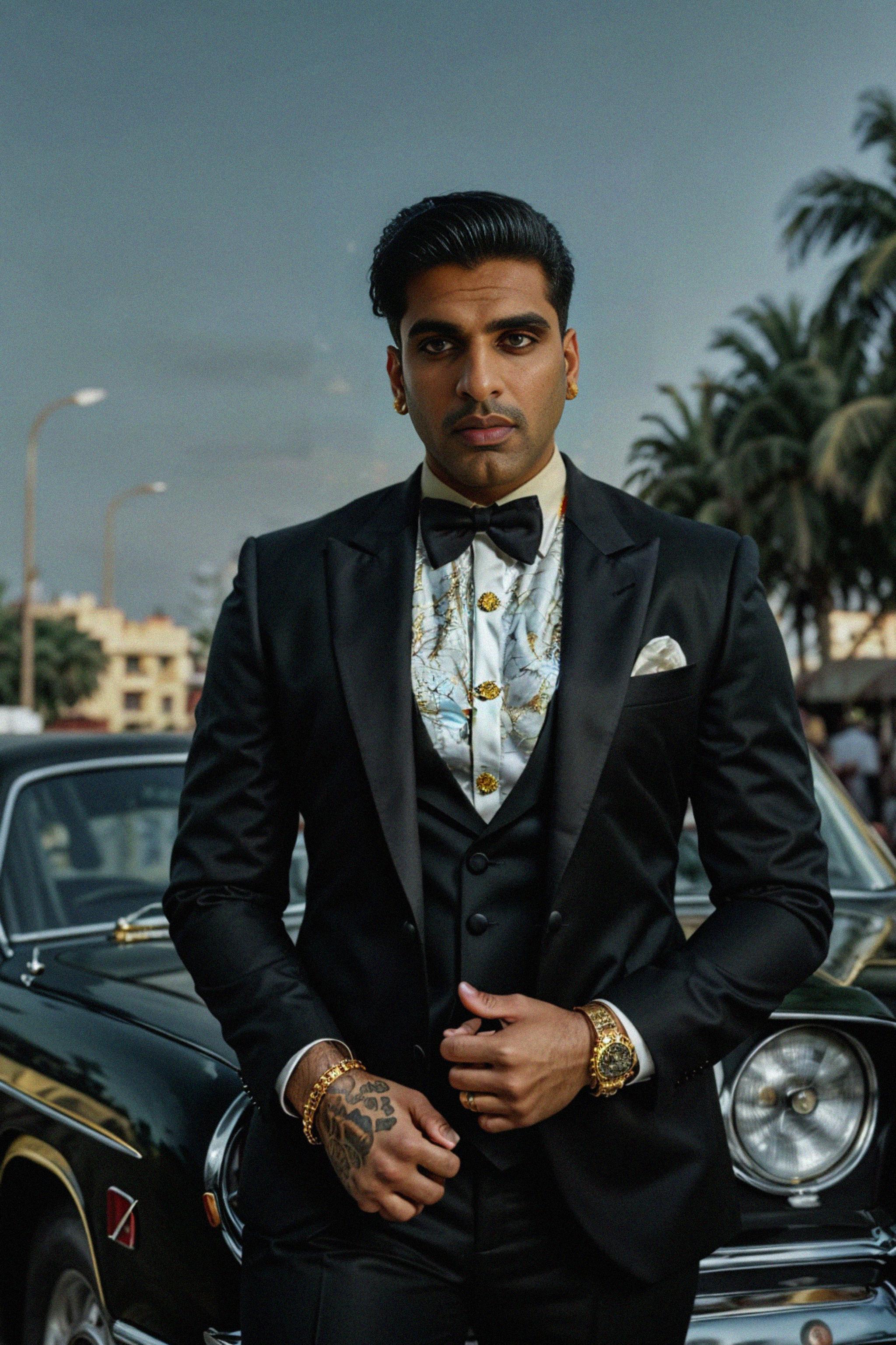 Beautiful man as a mobster, mafia, mafia outfit, tailored suits, chunky ...
