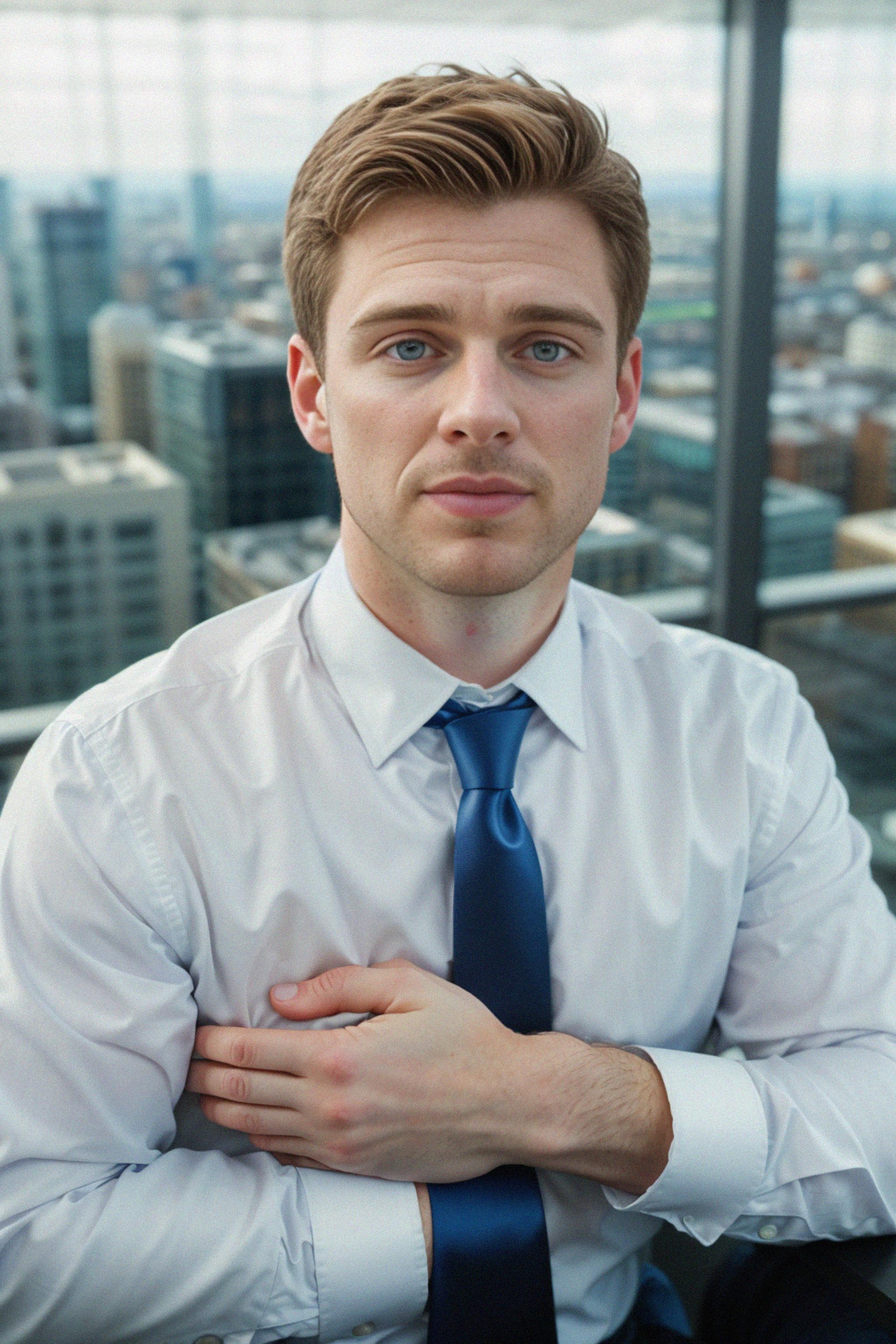 8k professional headshot of man, crisp details, studio backdrop ...