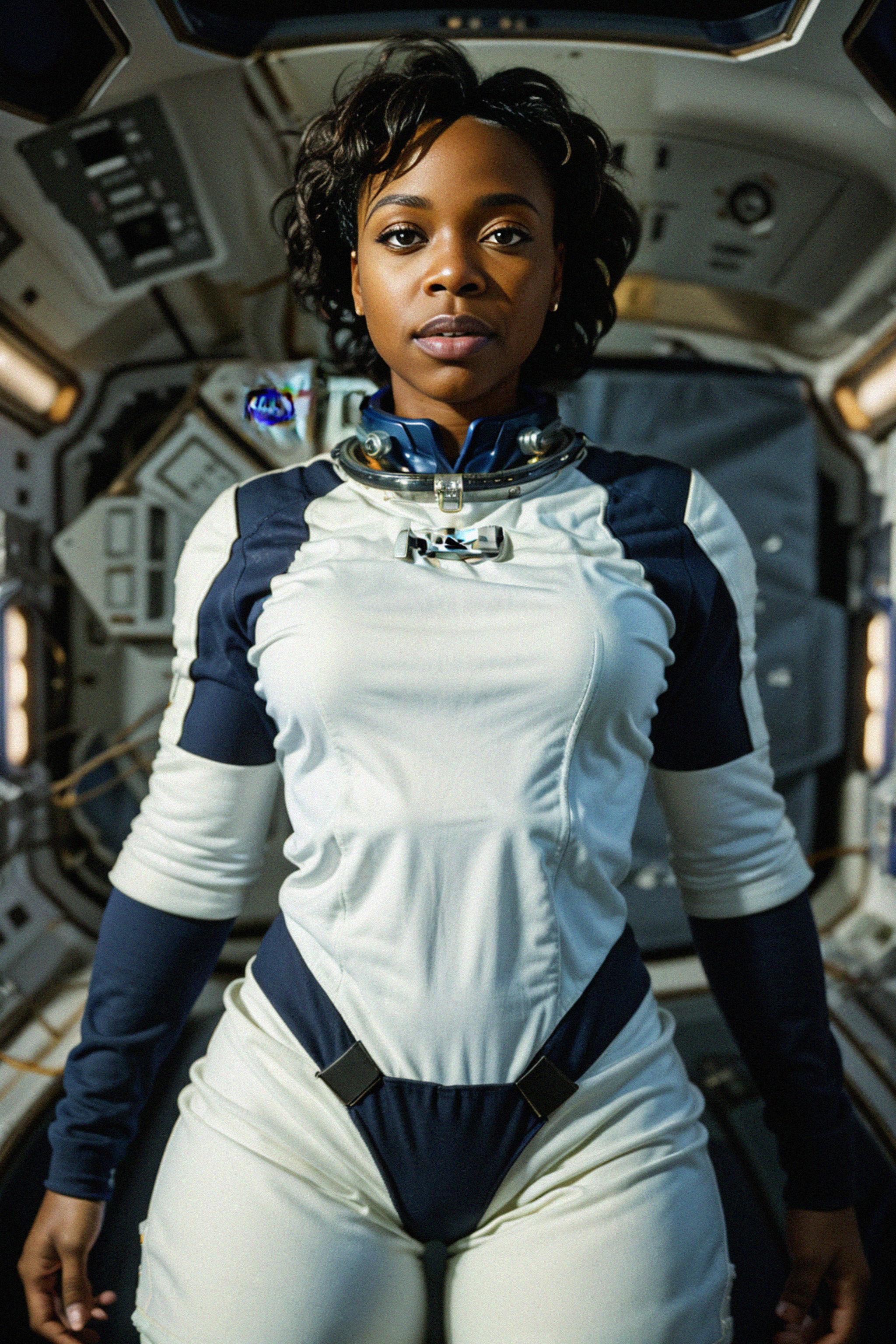 Woman as NASA Astronaut in space suit - #7721129 - Royalty Free - AI ...