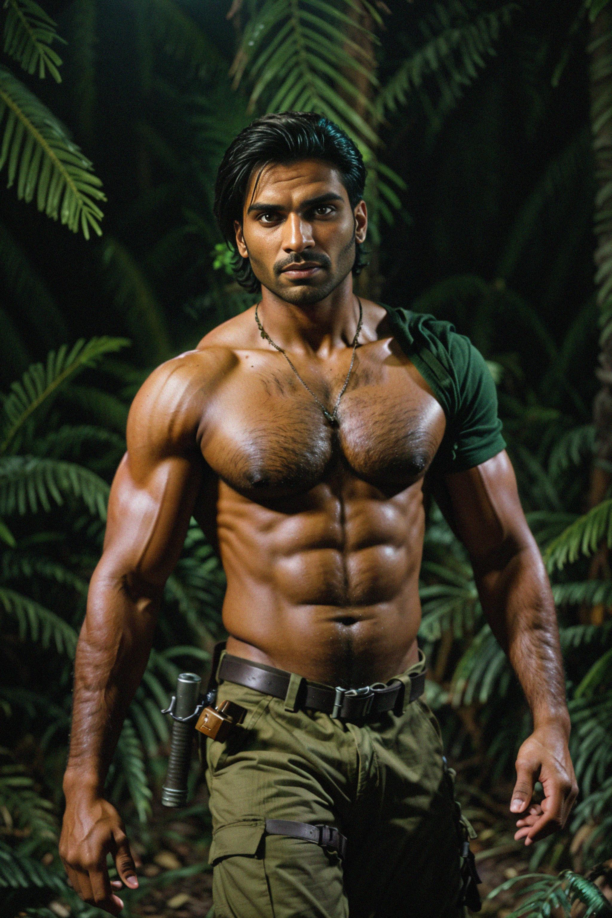 Man as masculine male sidekick of Lara Croft in Tombraider, in ...