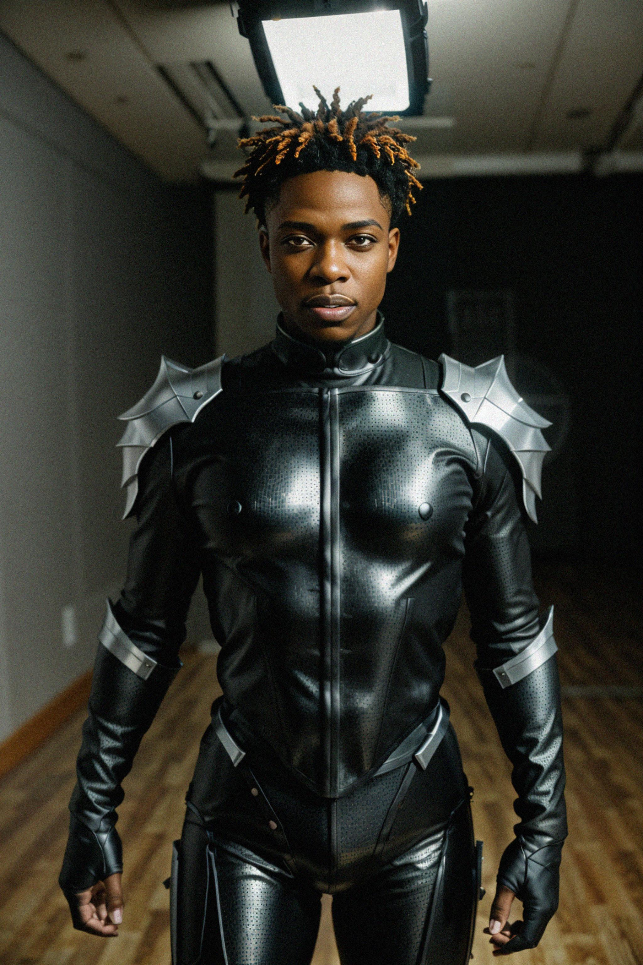 Cosplayer man as cosplay convention, studio lights - #7724332 - Royalty ...