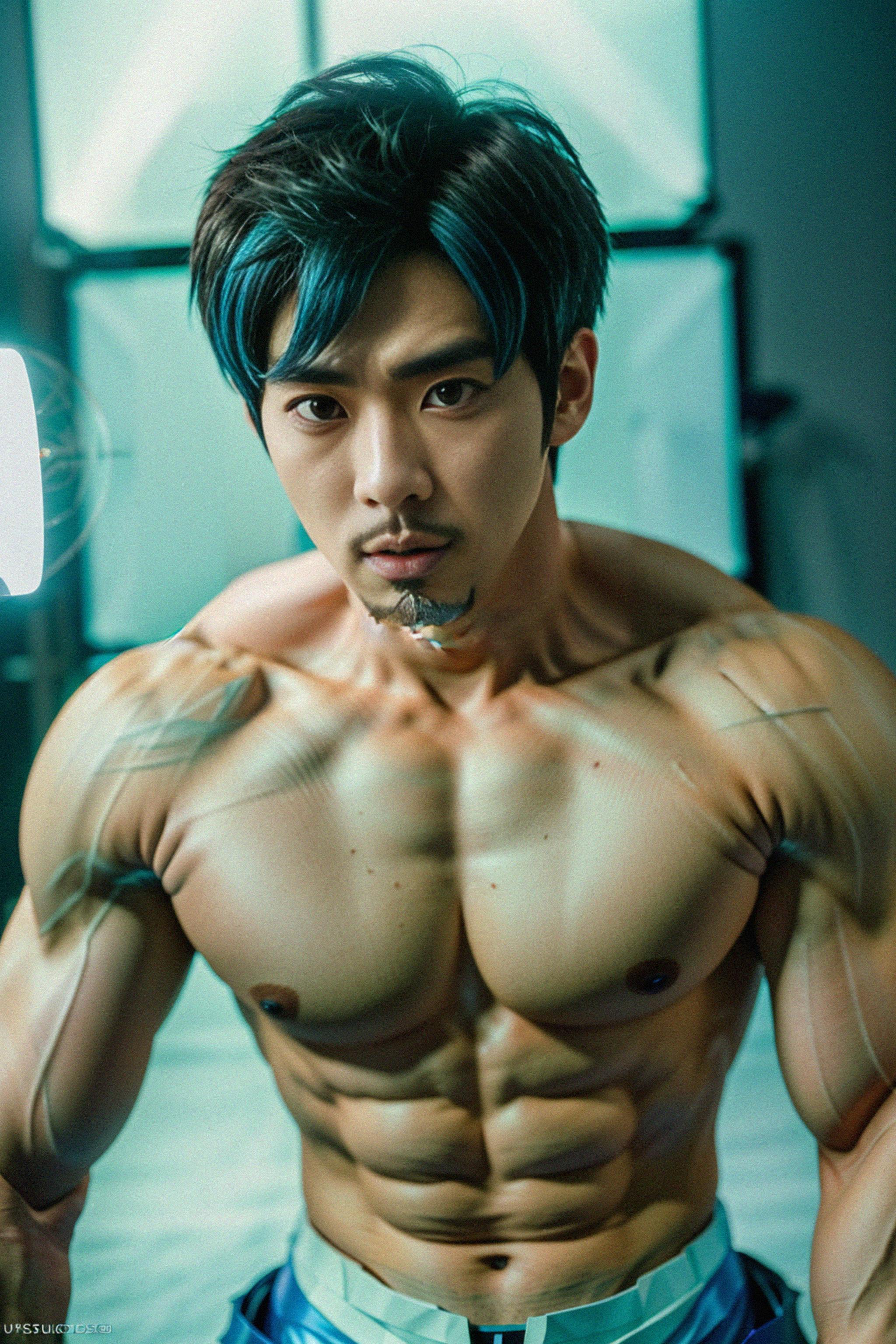 Cosplayer man as cosplay convention, studio lights - #7724485 - Royalty ...