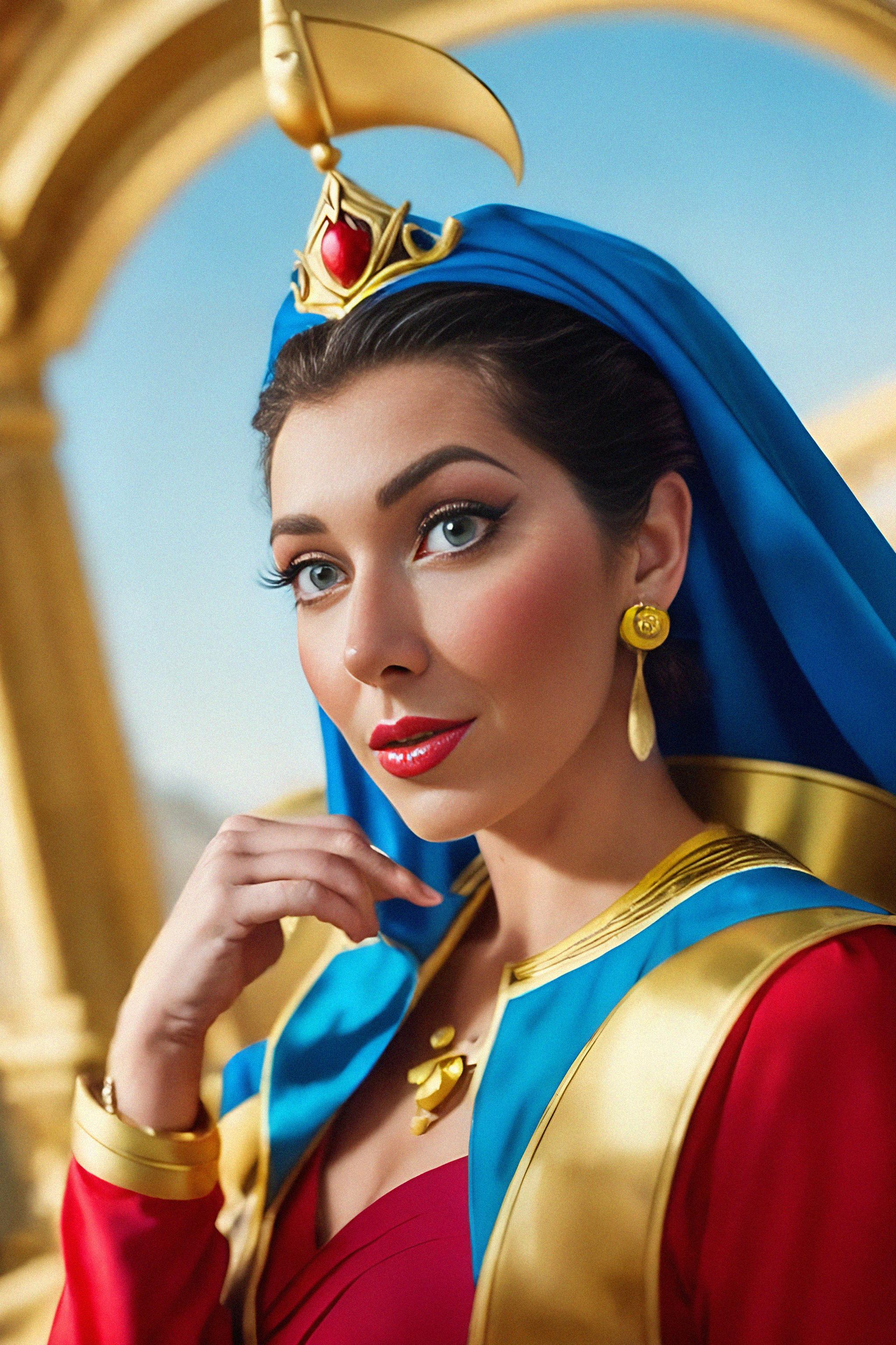 Woman as Aladdin princess from Disney - #8732291 - Royalty Free - AI ...