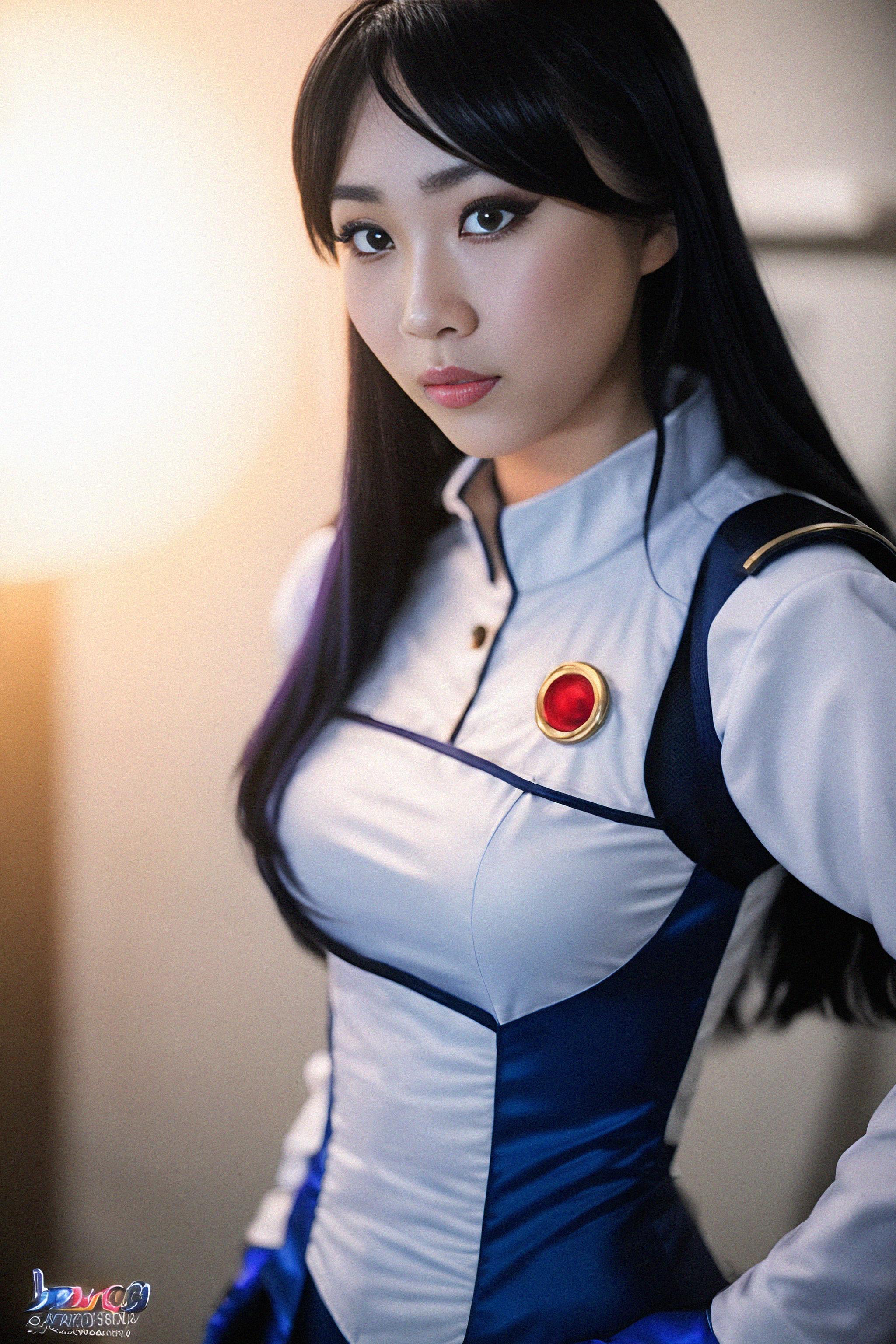 Cosplayer woman as cosplay convention, studio lights - #8736460 ...