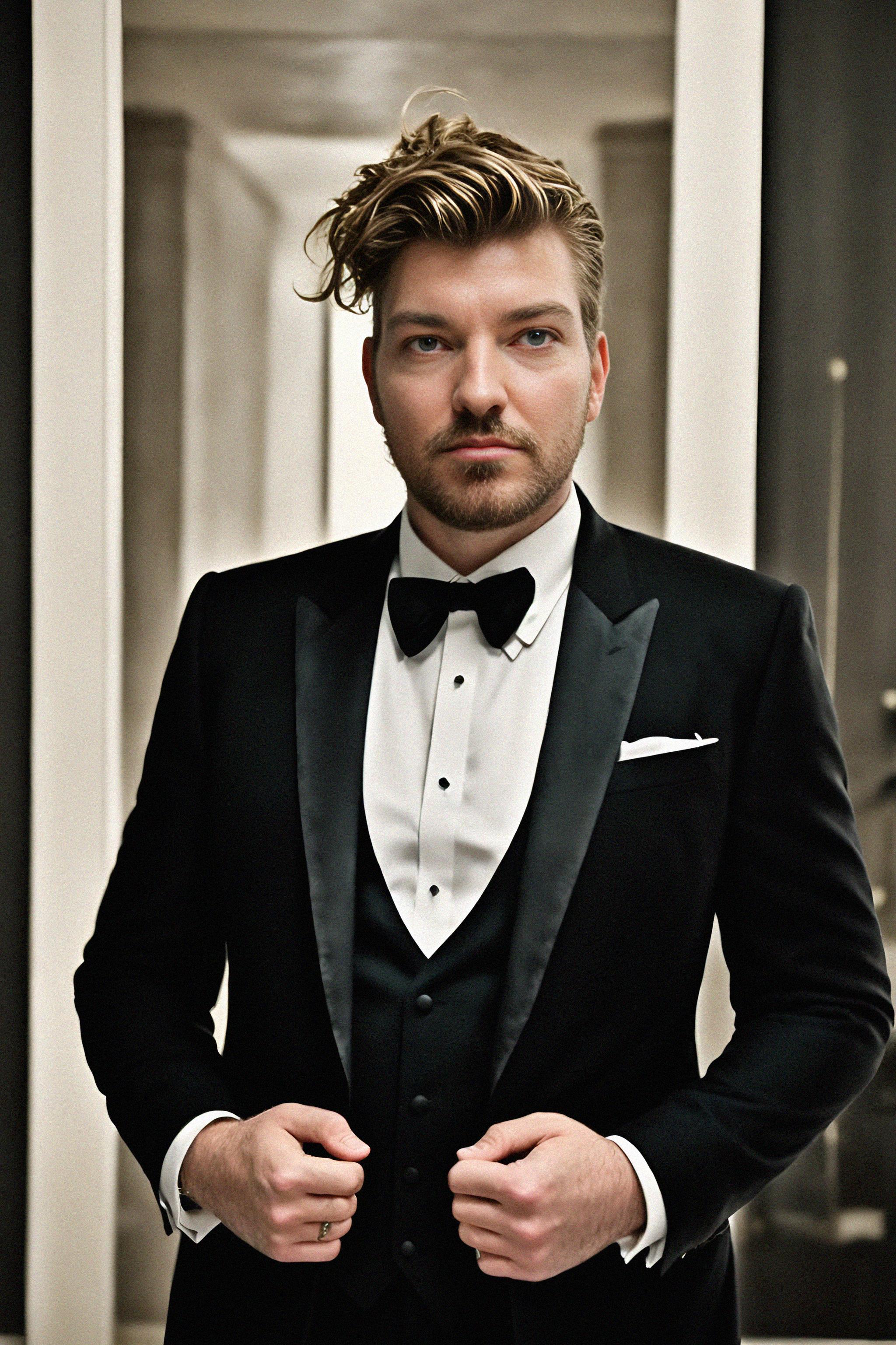 Beautiful man as a mobster, mafia, mafia outfit, tailored suits, chunky ...