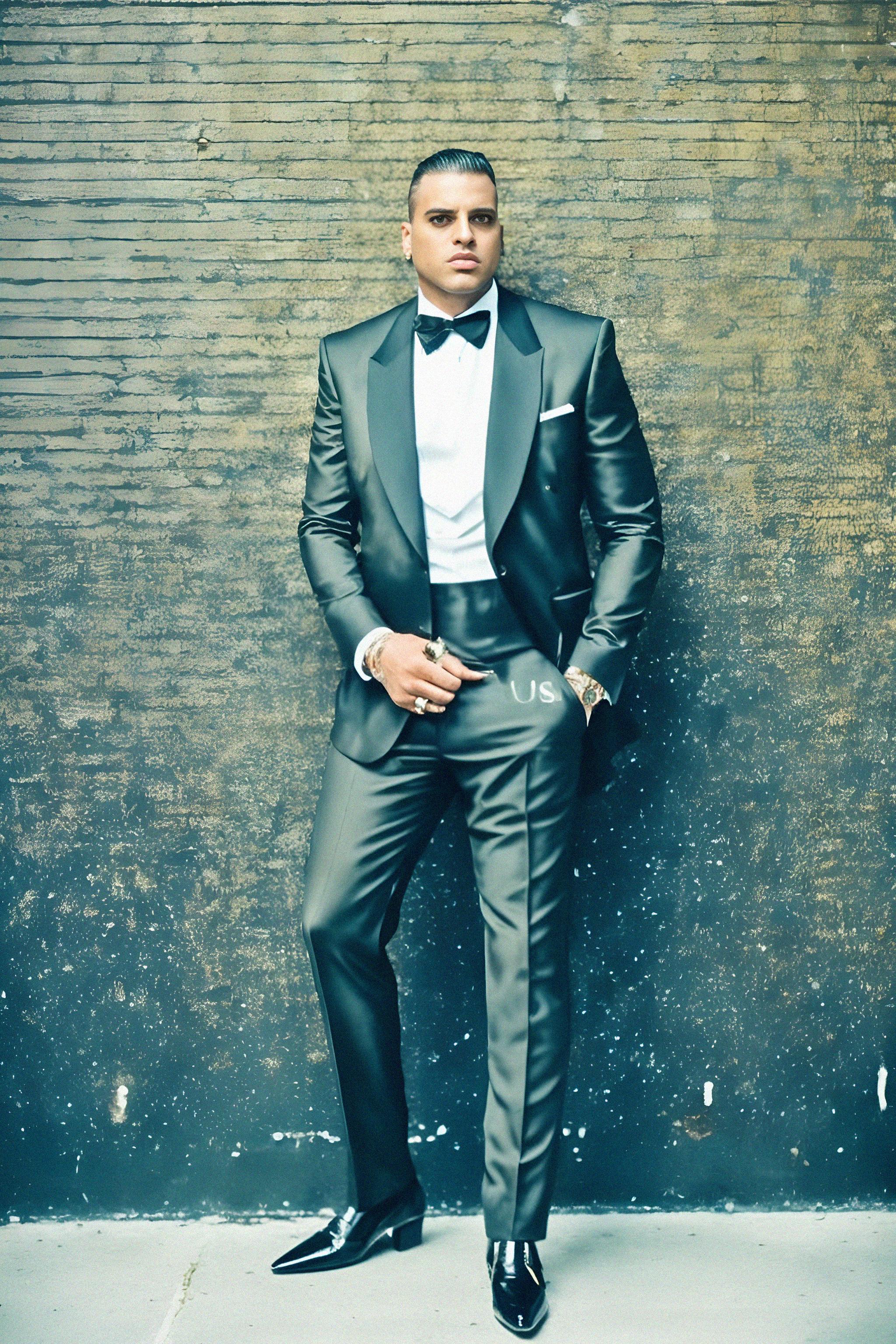 Beautiful man as a mobster, mafia, mafia outfit, tailored suits, chunky ...