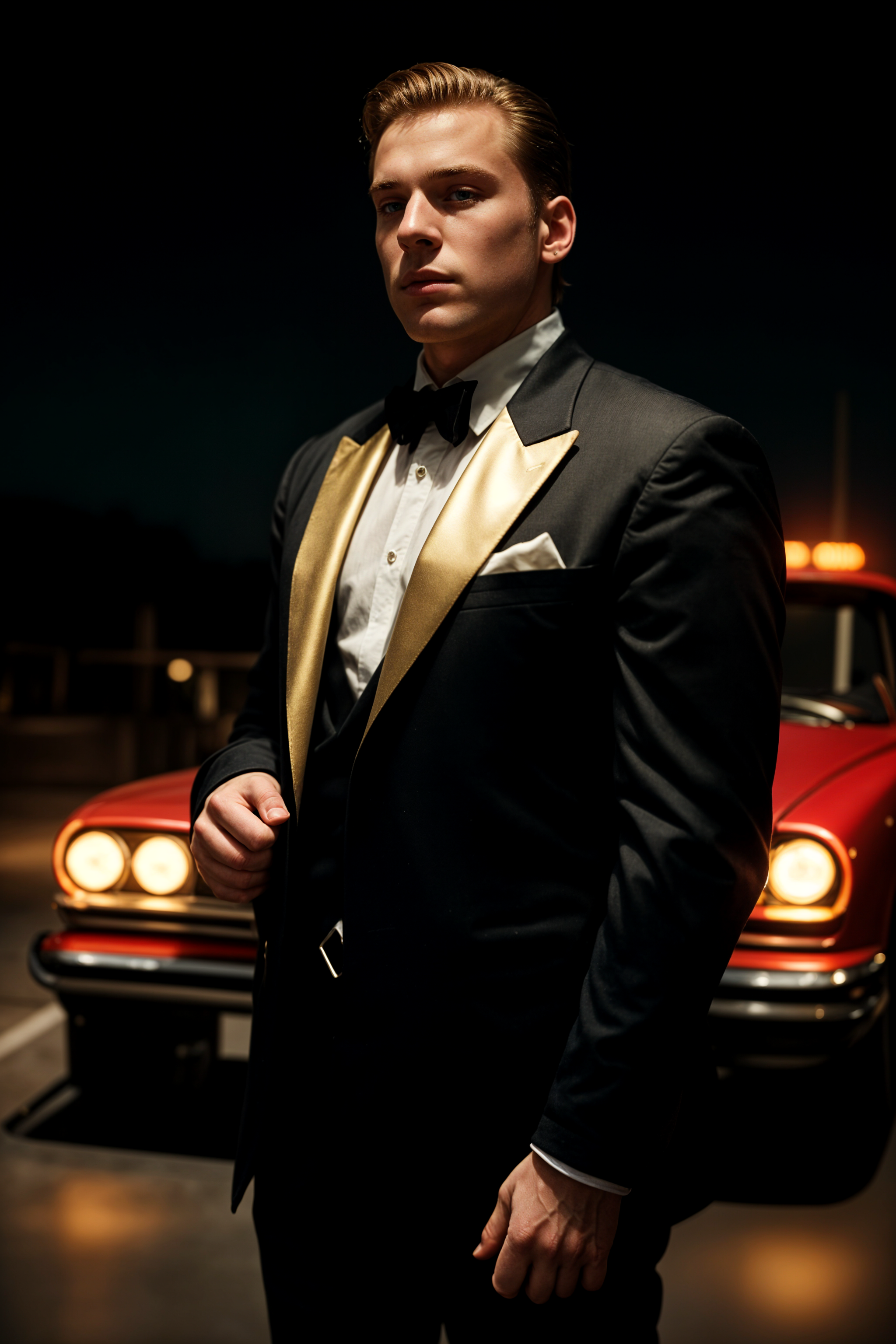 Beautiful man as a mobster, mafia, mafia outfit, tailored suits, chunky ...