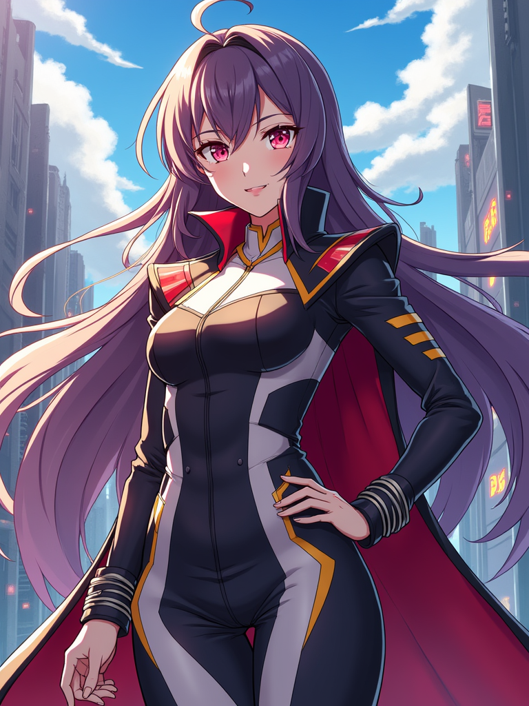 A vibrant anime-style avatar of a determined shonen protagonist ...