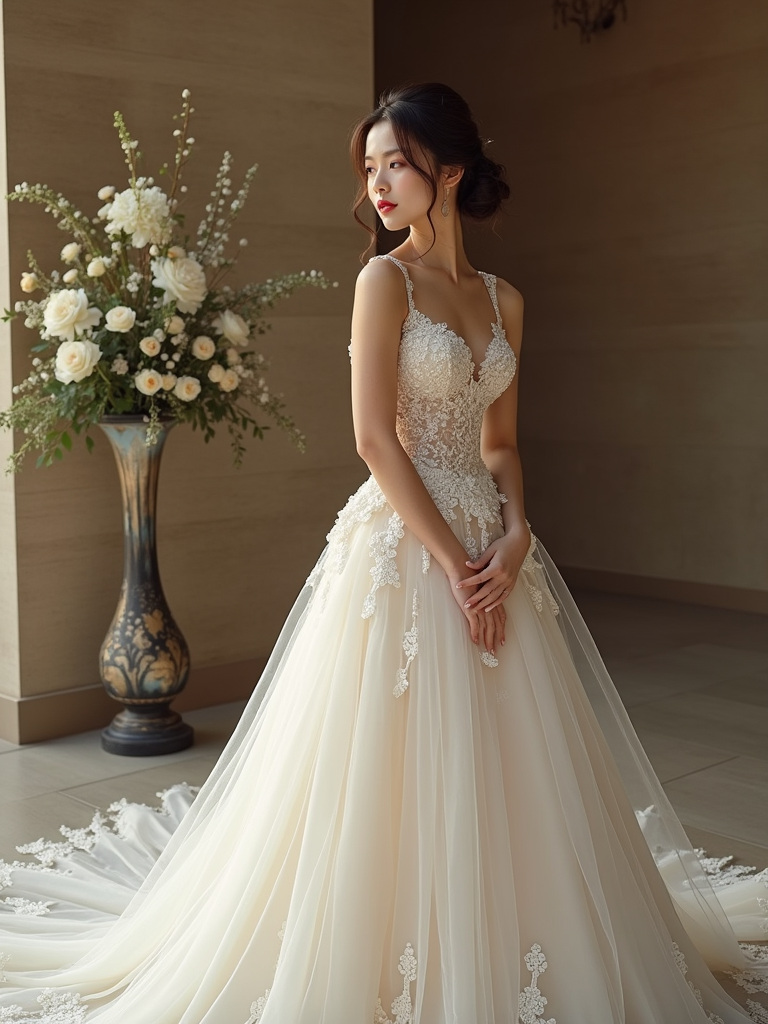 Luxury wedding magazine cover photoshoot, high-end fashion aesthetic ...