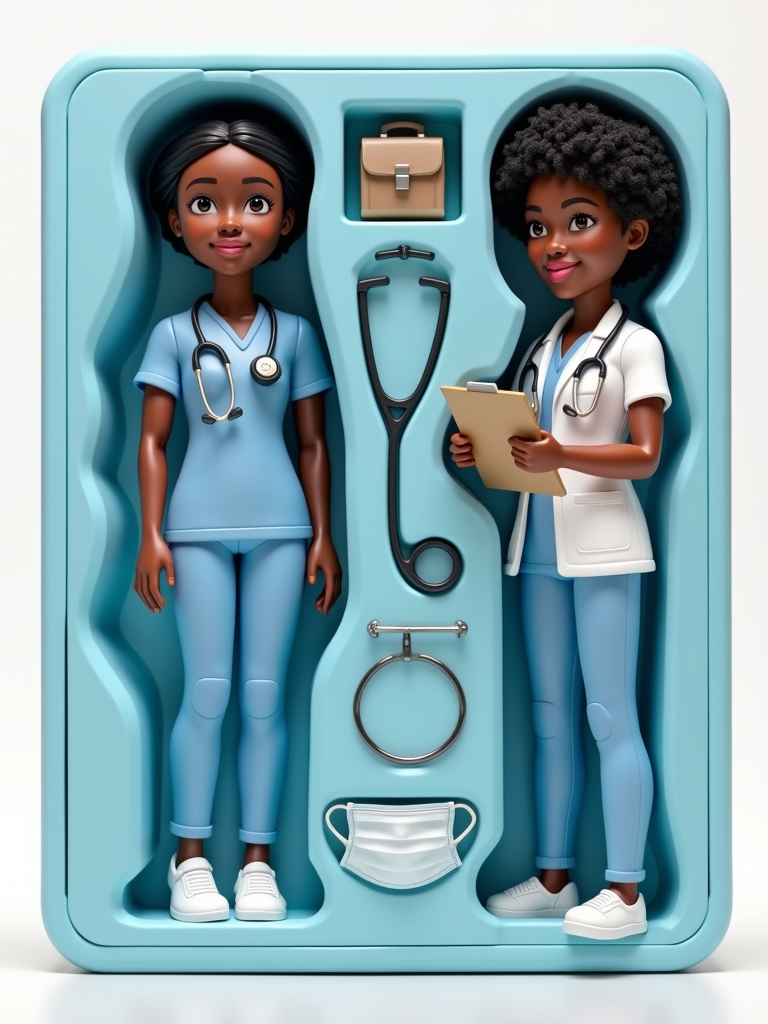 Woman as an action figure in packaging labeled 'DOCTOR EDITION'. Use ...
