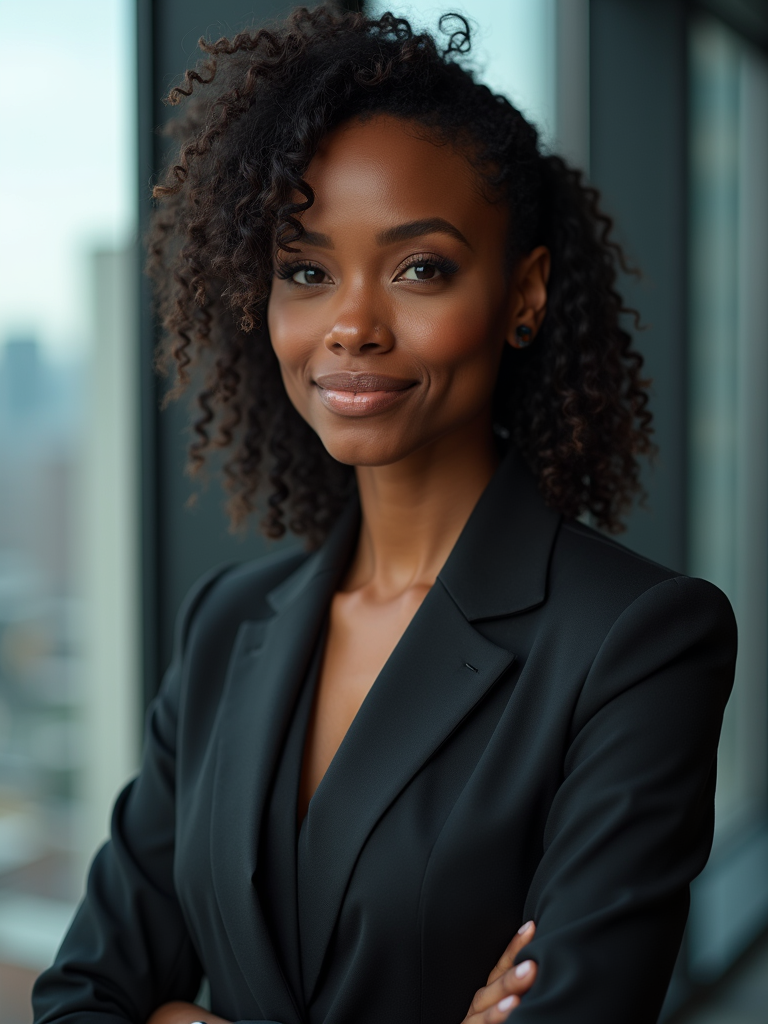 8k professional headshot of woman as CEO, crisp details, premium studio ...