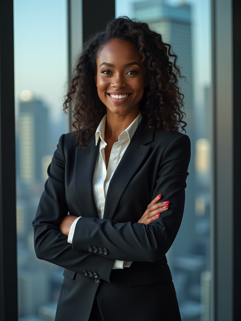 8k professional headshot of woman as CEO, crisp details, premium studio ...