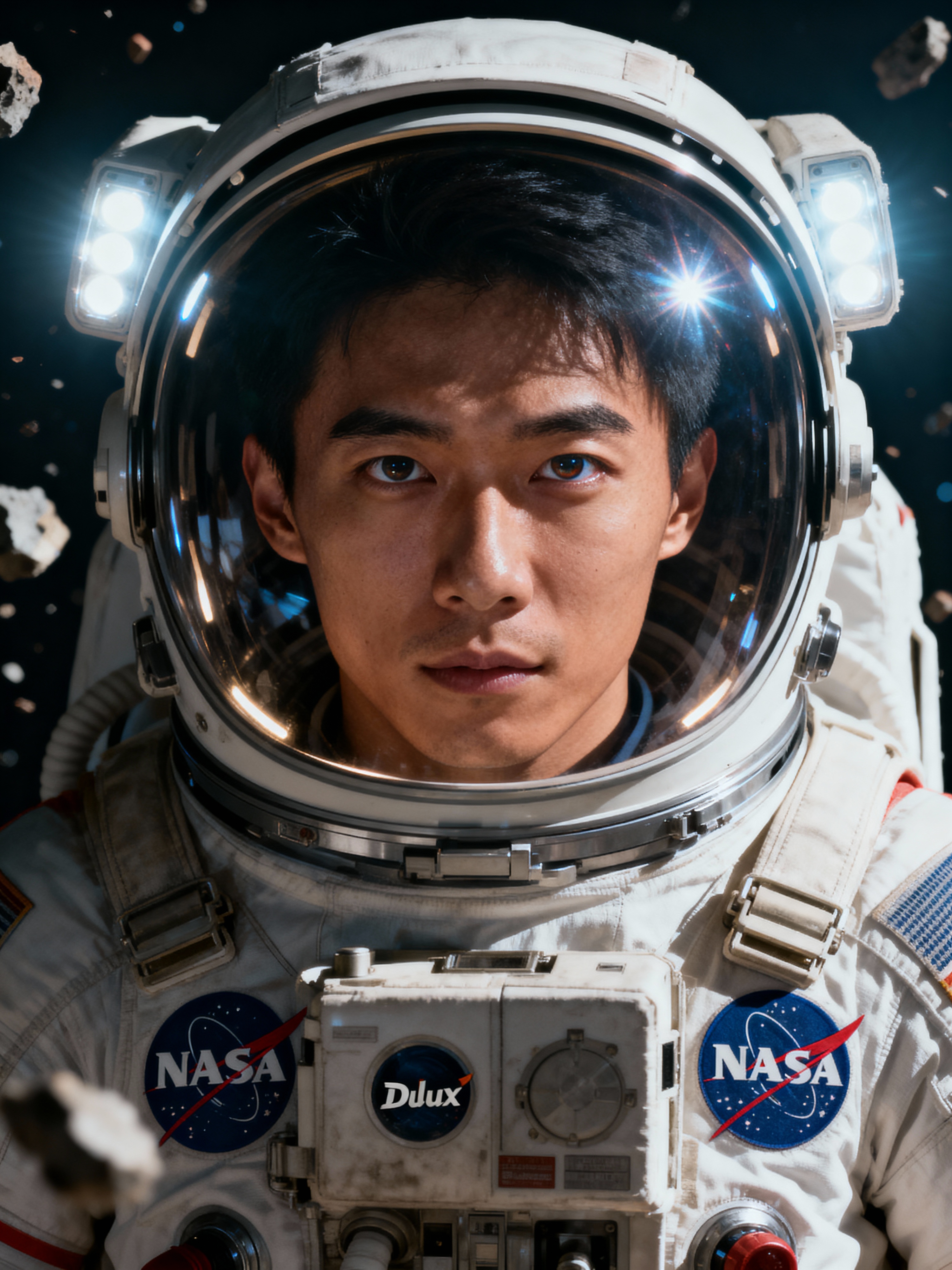 Man as NASA Astronaut in space suit - #25505642 - Royalty Free - AI ...
