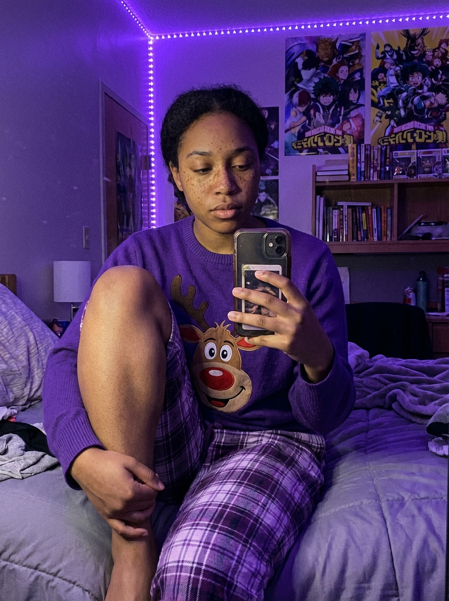 {"prompt_structure": {"subject_details": {"demographics": "Young woman ...